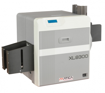 050605 HID Global Fargo DTC1250e ID Card Printer System with Media Kit ...