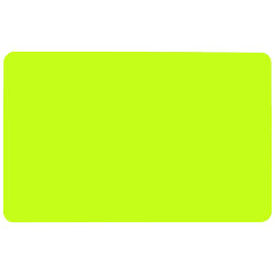 Fluorescent Yellow PVC ID Cards CR80/30, 500 count | IDSuperShop